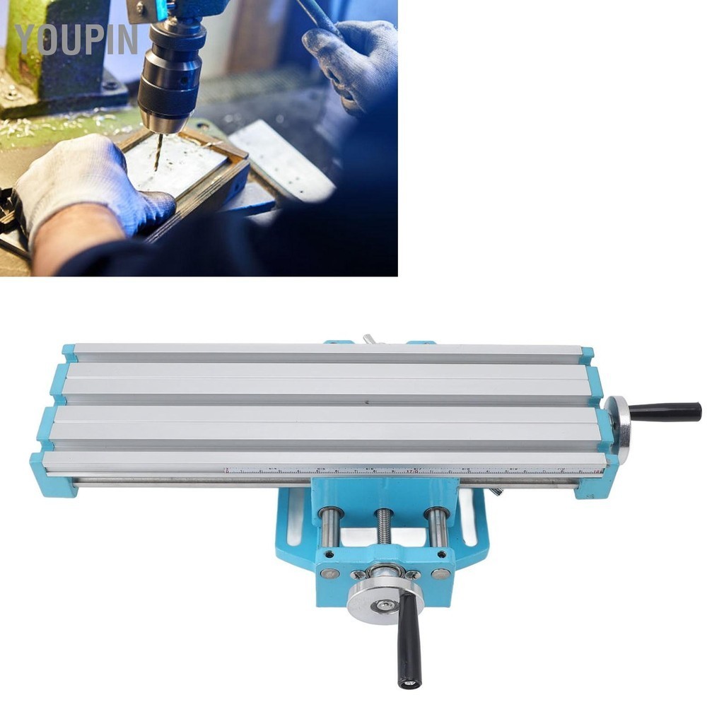 Youpin MINI Bench เจาะ Workbench อลูมิเนียมอัลลอยด์มัลติฟังก์ชั่น CROSS ...