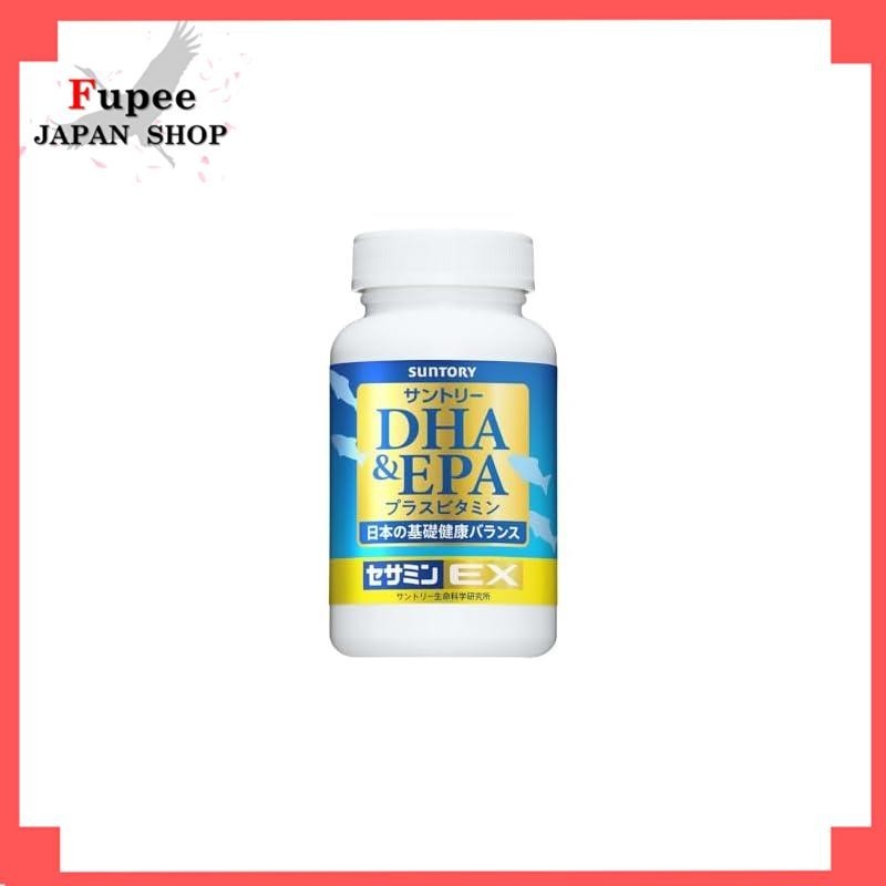Suntory DHA&EPA + Sesamin EX Omega-3 fatty acid DHA EPA supplement 240 capsules / approx. 60 ...