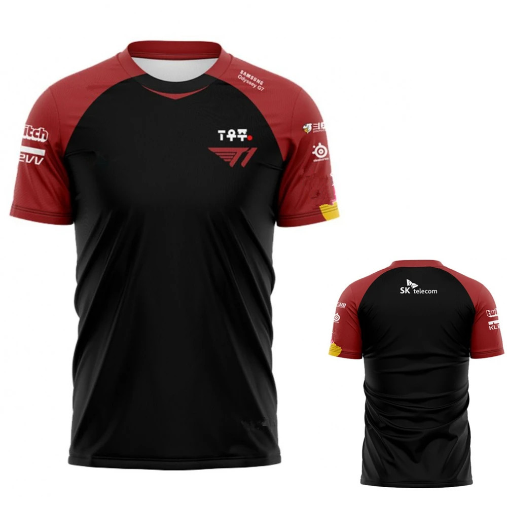 Skt T1 Esports - Pro Kit 2024 - Jersey - Valorant-csgo,league Of Legends ส่วนบุคคลเสื้อยืด O ...