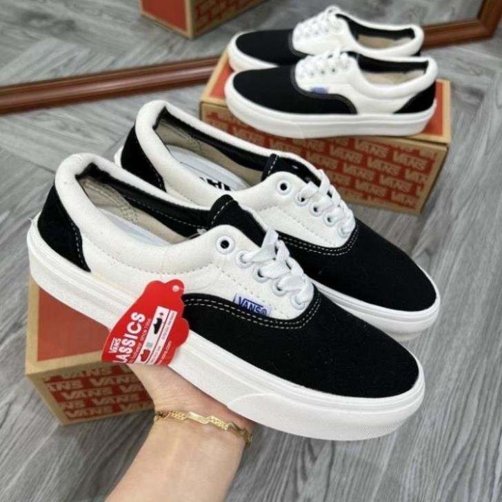 Vans Era Classic Sneaker In Black And White Nice Version 2022 Full Box ...