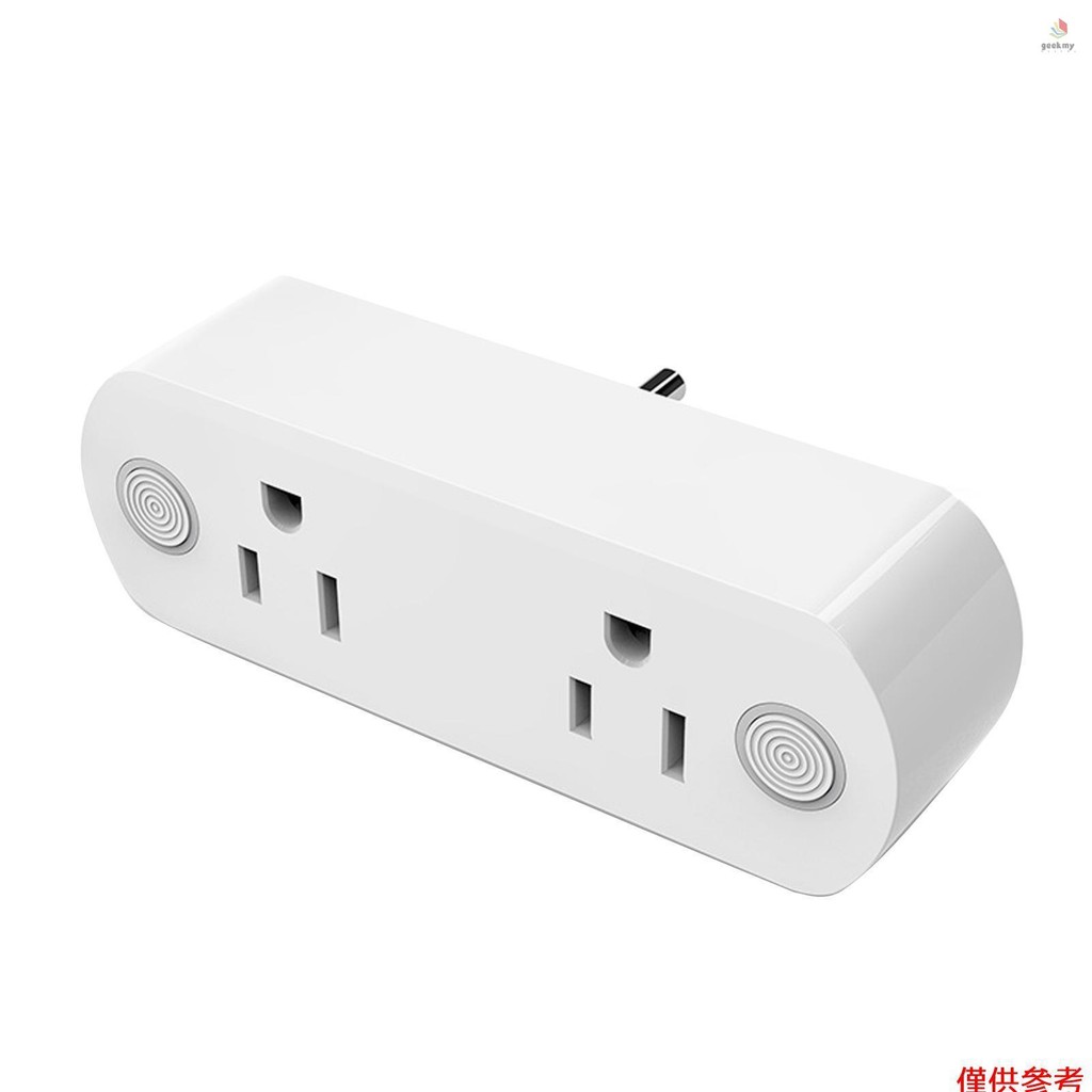 2 in 1 สมาร์ทปลั๊กซ็อกเก็ตไร้สาย Dual Power Socket พร้อม APP และ Voice ...