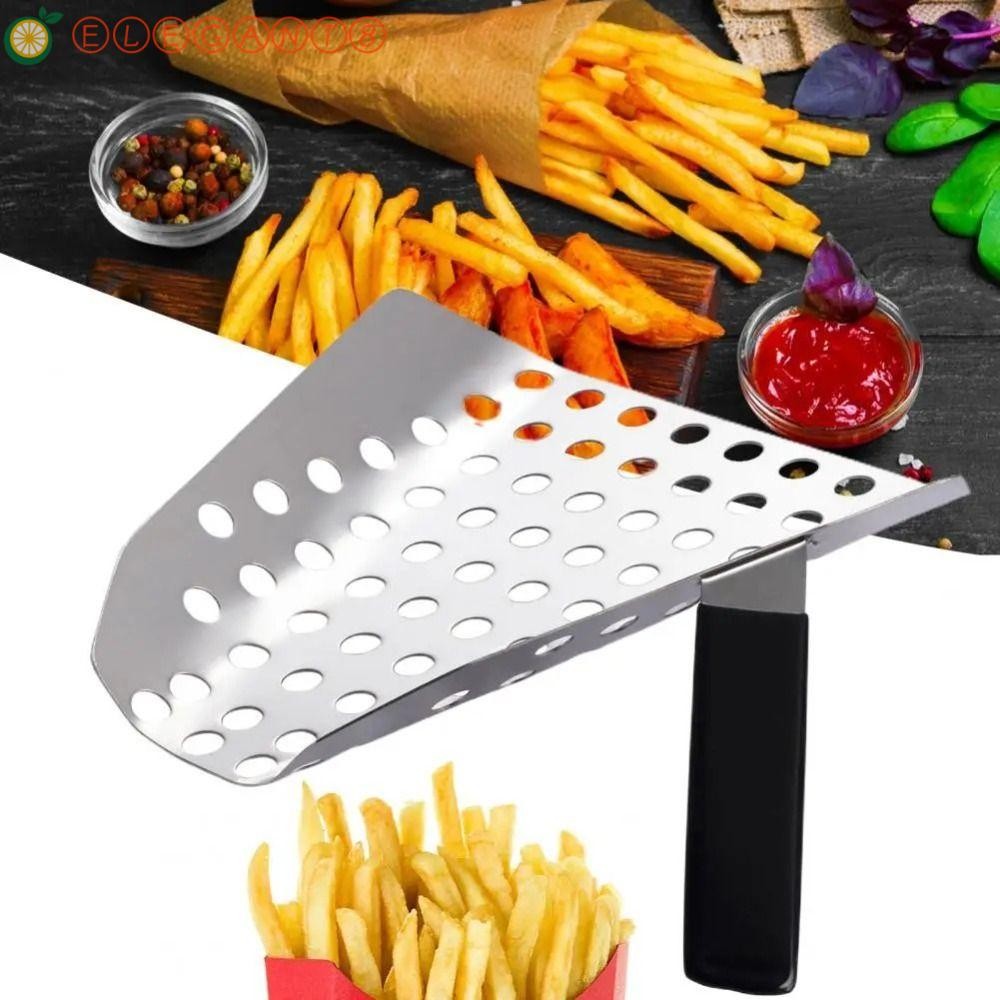 Aelegant Fries Shovel,เจาะรูเดี่ยว Handle Popcorn Shovel,เบเกอรี่ ...