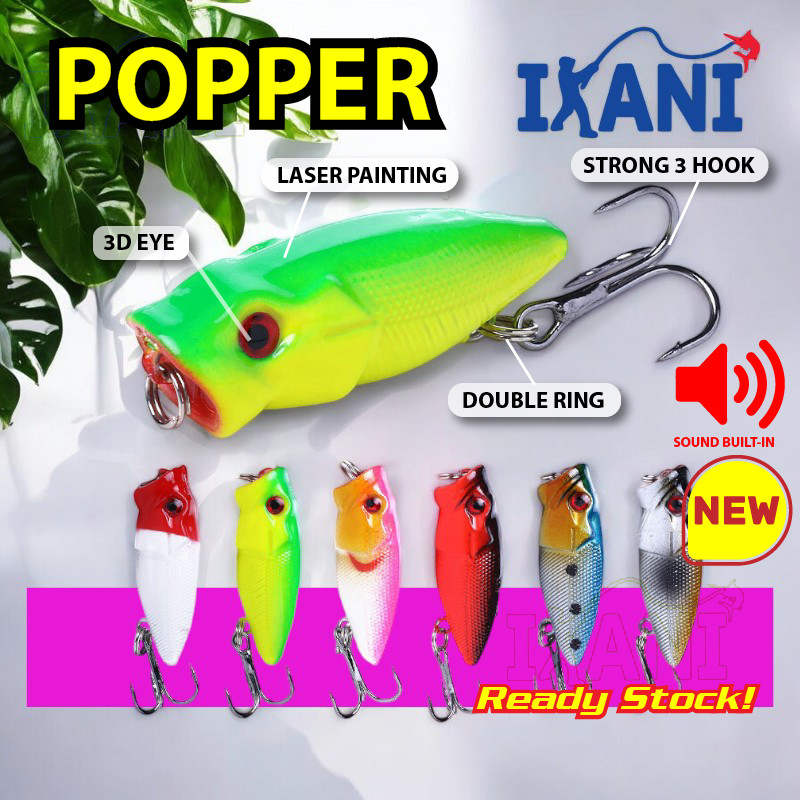 CRANK POPPER 3.5 ซม.2.7g MINI หล่อ Gewang UL Ultralight fishing lure ...