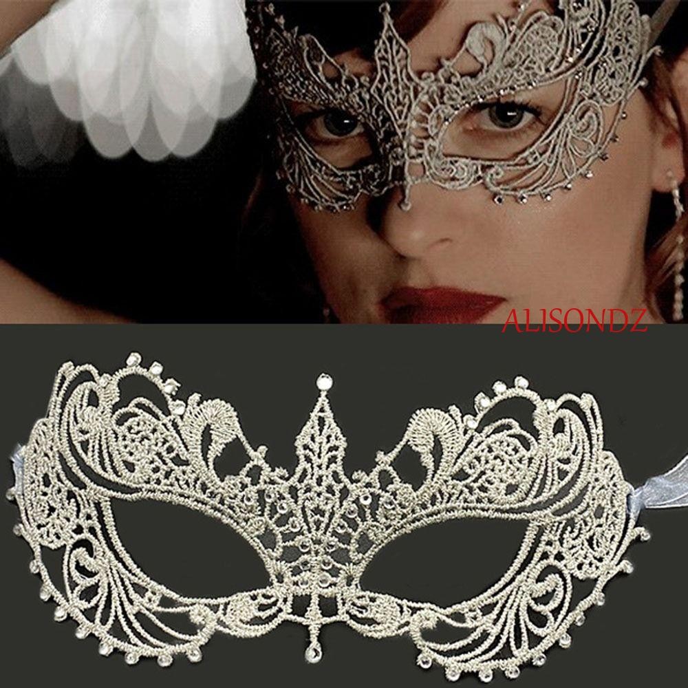 Alisondz ลูกไม้ Masquerade Queen Hollow Carnival Masquerade ฮาโลวีน ...
