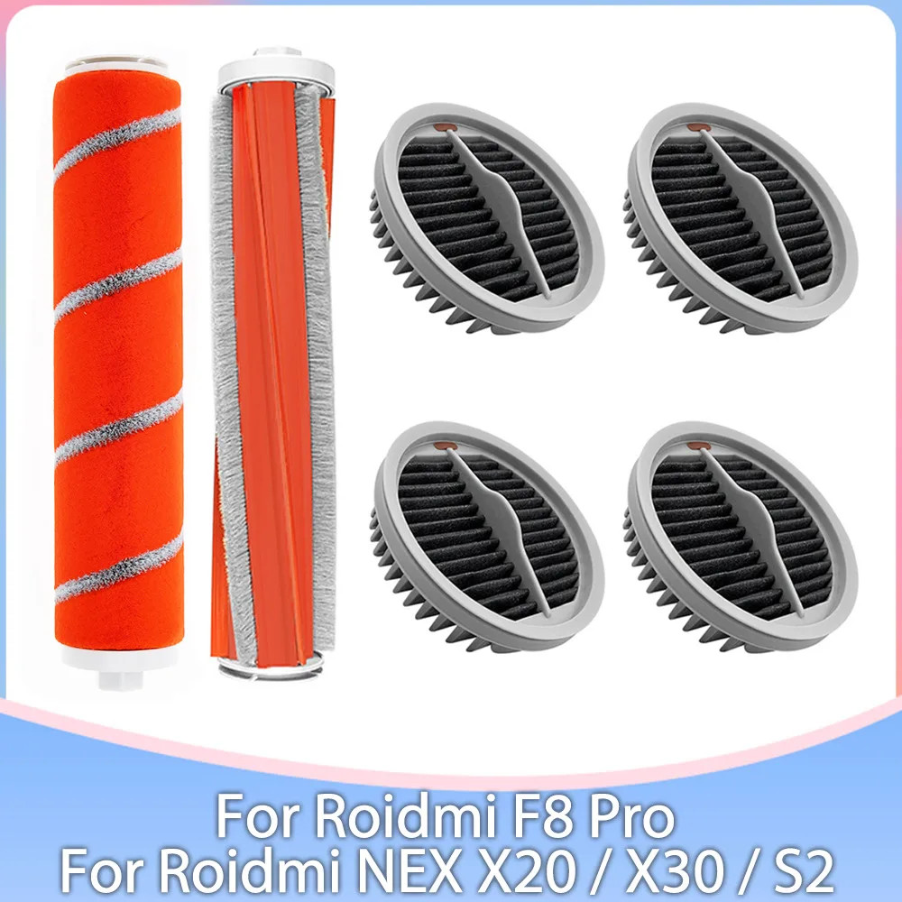 Roidmi F8 Pro, NEX X20 X30 S2 เครื่องดูดฝุ่นอะไหล่ลูกกลิ้งหลักแปรง Hepa ...