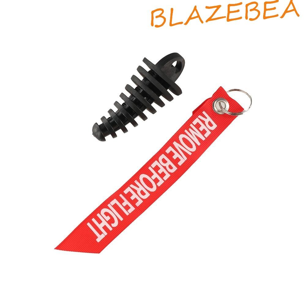 Blazebea ปลั๊กท่อไอเสียอุปกรณ์เสริมรถจักรยานยนต์ Dirt Bike Motocross Wash Plug Protector ...