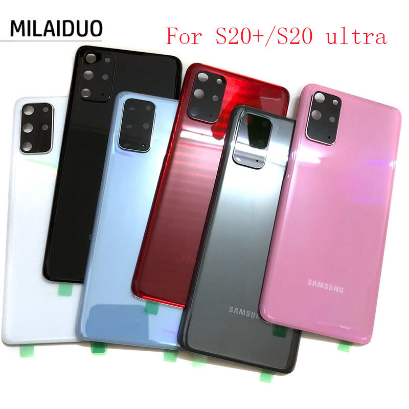 สําหรับ Samsung Galaxy S20 Ultra S20U G988/S20 G980/S20 Plus S20 + G985 แบตเตอรี ่ ฝาครอบด ้ าน ...