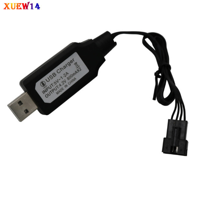 สายชาร์จ Usb T8 7.4v ปลั๊ก Sm-4p สําหรับแบตเตอรี่ลิเธียมเรือบังคับ Udi001 | Shopee Thailand