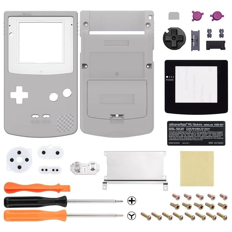 Gameboy Color with IPS Upgraded eXtremeRate Replacement Shell Full ...