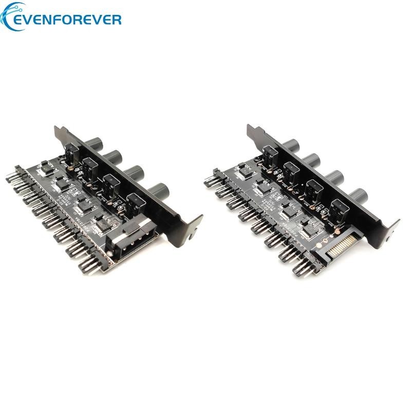 Ev พัดลมระบายความร้อน CPU 8 พอร์ต 12V to Fan-Header w 4 Pin PWM Contro ...