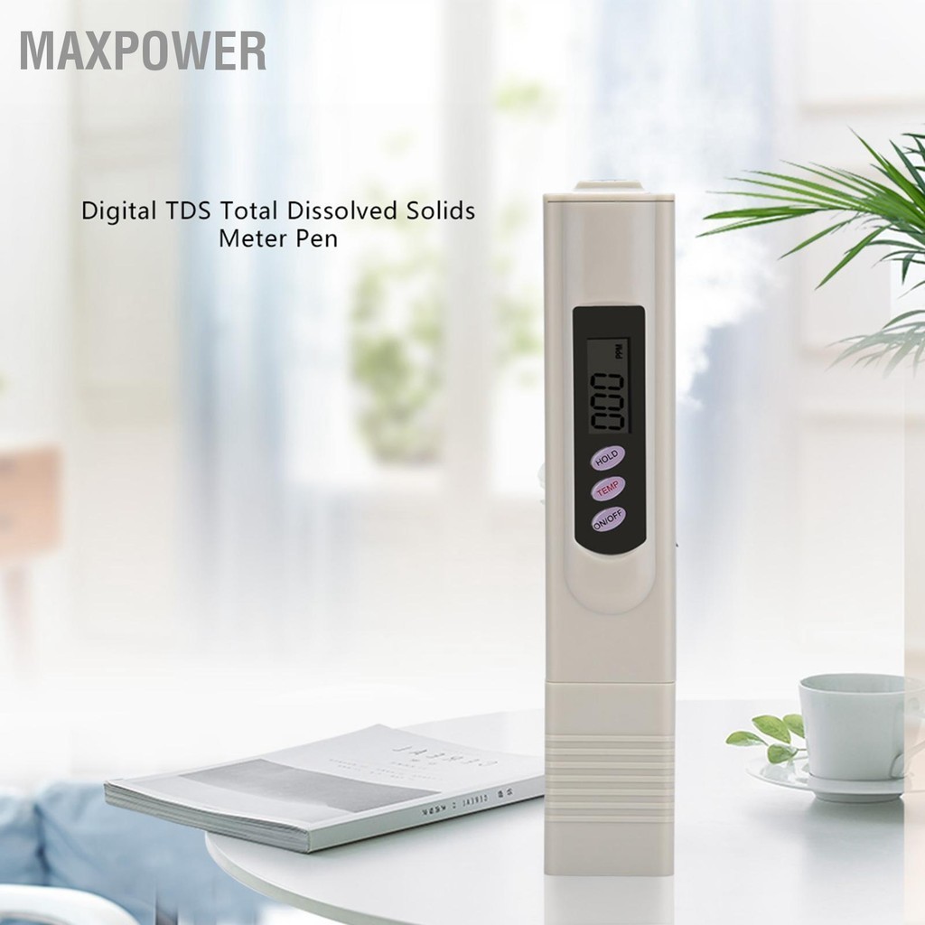 Maxpower 1 PC Digital TDS Total Dissolved Solids Meter ปากกาคุณภาพน้ำ ...