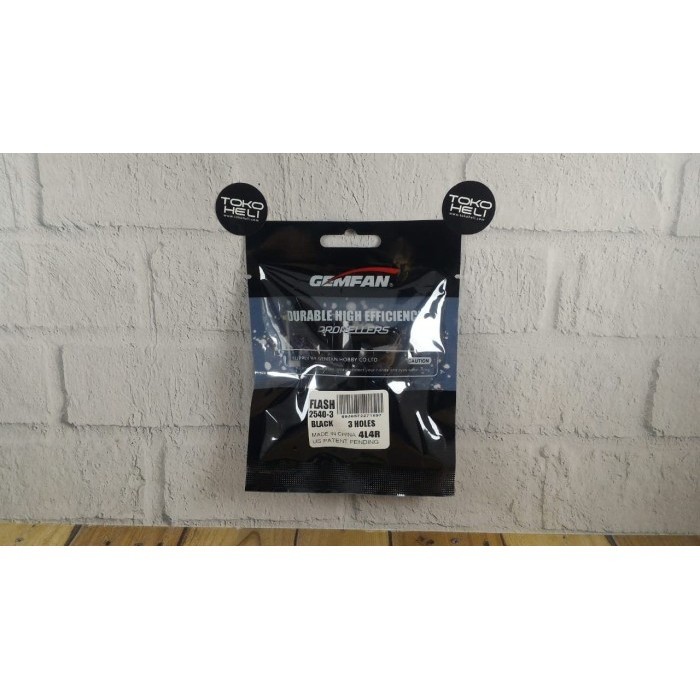Gemfan Flash 2540 ใบมีด 2.5x4x3 ทนทาน สีดํา 8 ชิ้น (4CW 4CCW) | Shopee Thailand