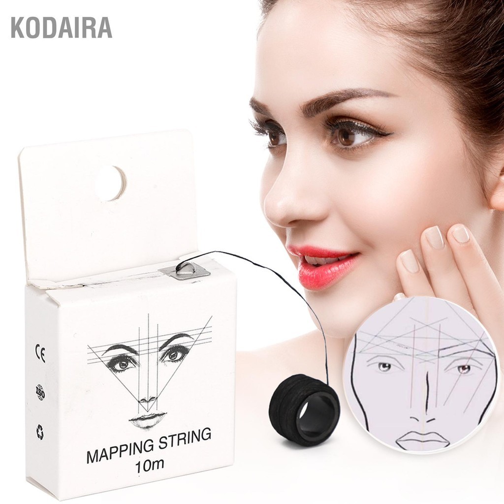 KODAIRA 10m Pre Inked Mapping String Microblading Eyebrow Marker Thread Line เครื่องมือ | Shopee ...