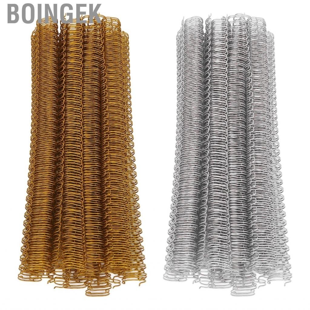 Boingek Wire Binding Ring 100 Pcs Double Loop for Documents | Shopee ...