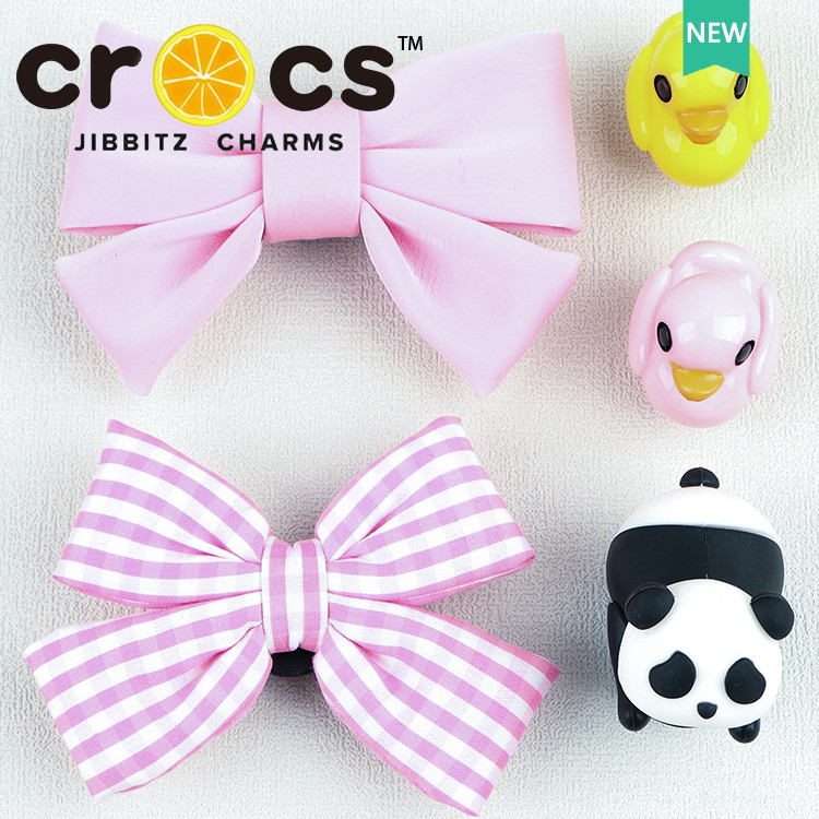 Jibbitz crocs charm แท้ ตัวติดรองเท้า รูปเป็ดน้อย แพนด้า 3D สามมิติ ...