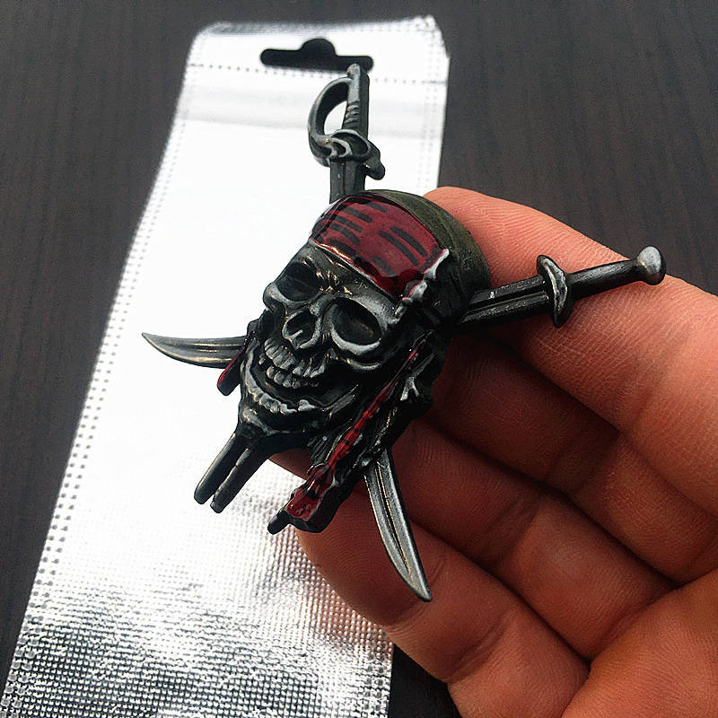 Personalized 3d Pirate Metal Sticker Skull Bumper Stickers Captain Jack