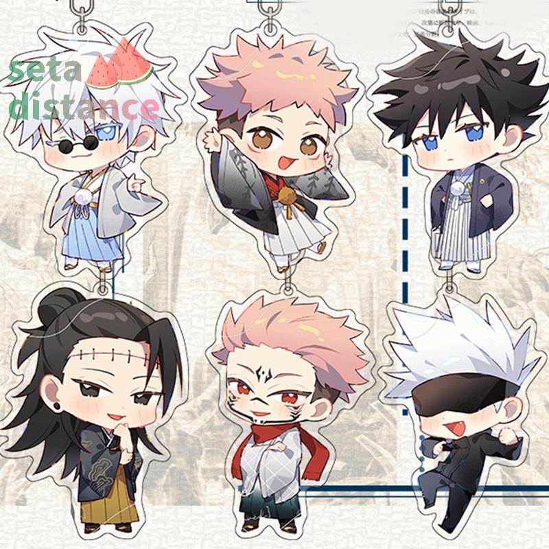 [Setad] Jujutsu Kaisen พวงกุญแจชุด Gojo Satoru Fushiguro Megumi จี้ ...