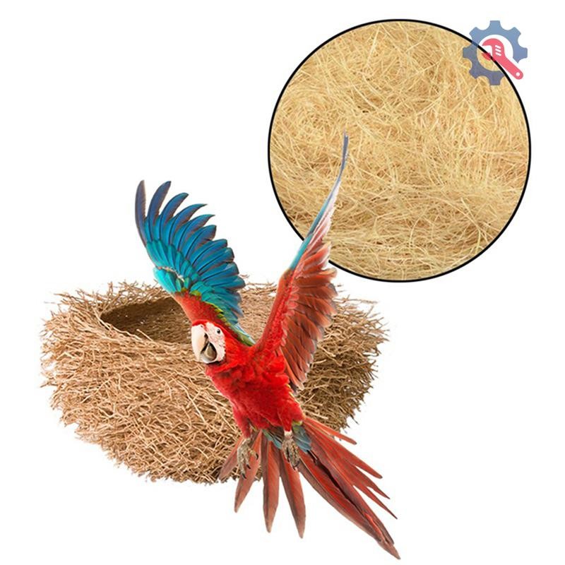 [GEX] Jute Nesting Material 30g Nest / Fibre Aviary Birds Canaries Nest Filled Grass [TH ...