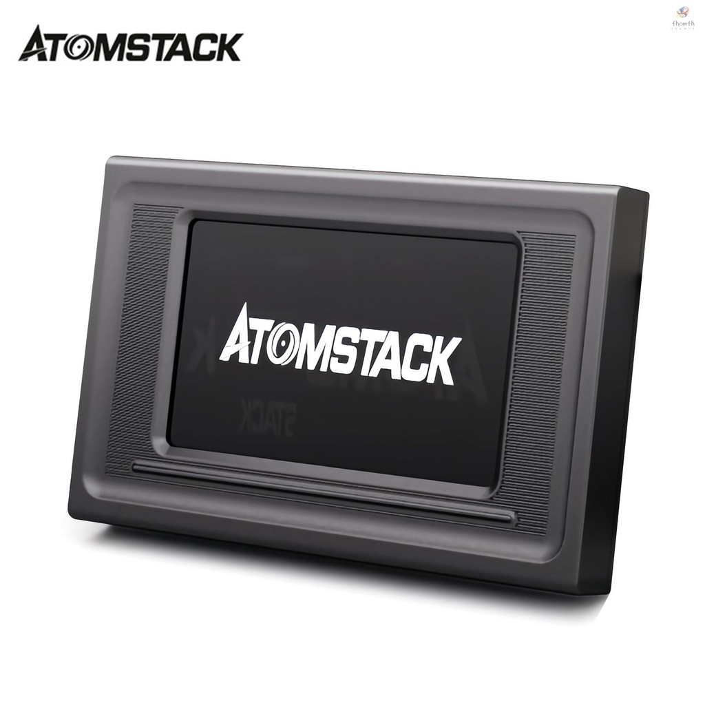 Atomstack เลเซอร์แกะสลักหน้าจอสัมผัส 3.5 แผงควบคุมสนับสนุน Offline ...
