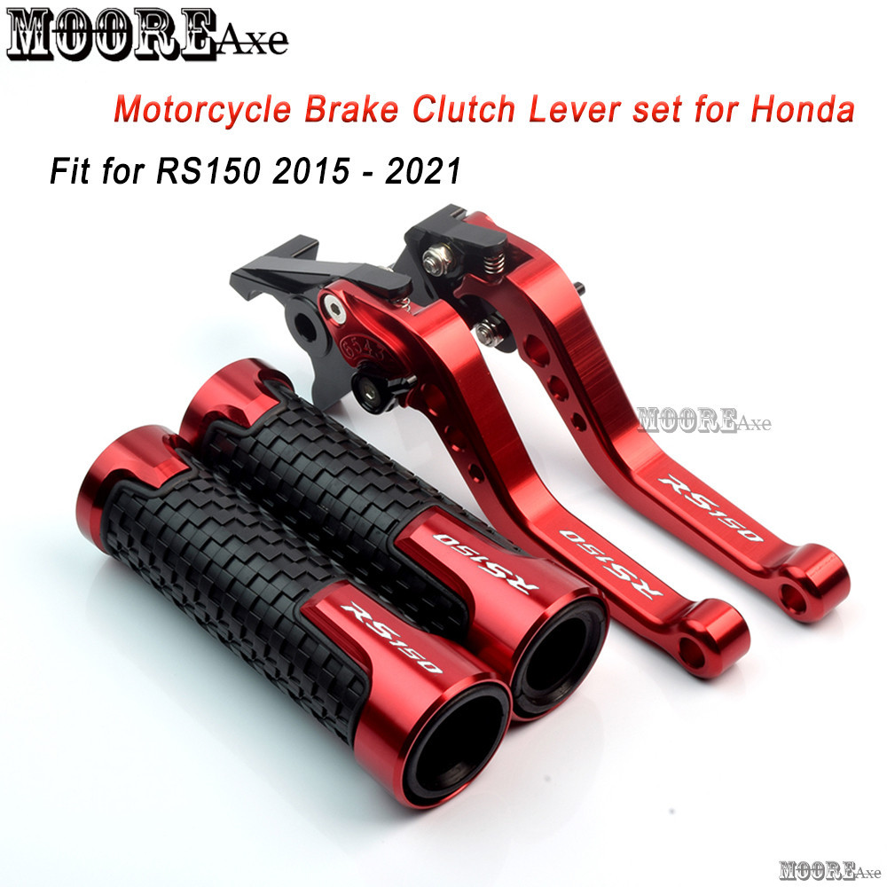 Mooreaxe ก้านเบรกคลัตช์ CNC 6 ขั้น ปรับได้ พร้อมปลอกแฮนด์บาร์ ปลายเปิด อุปกรณ์เสริม สําหรับรถ ...