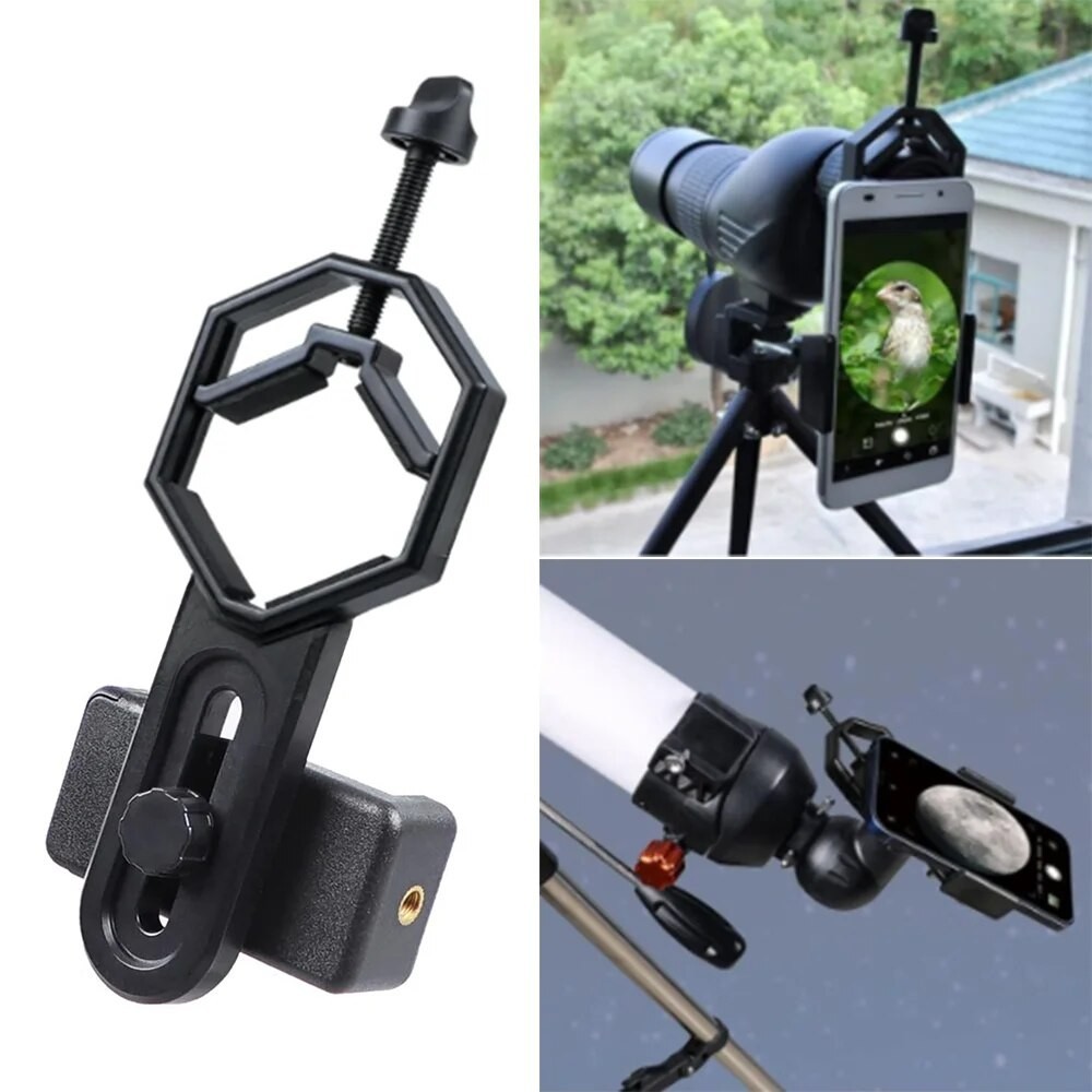 Universal Cell Phone Adapter Clip Mount Binocular Monocular Spotting ...