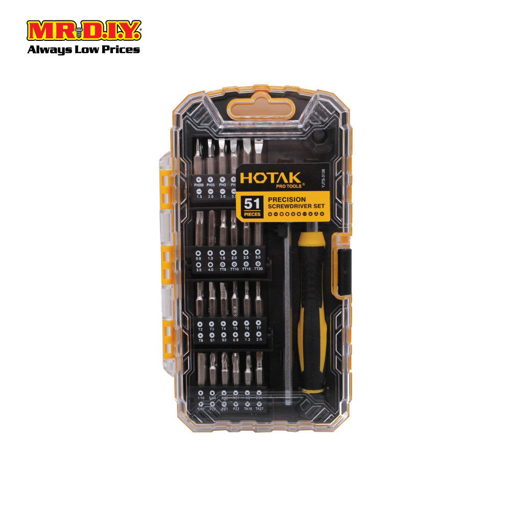 HOTAK ชุดไขควง เปลี่ยนหัวได้ (จำนวน 51 ชิ้น/ชุด) | Shopee Thailand