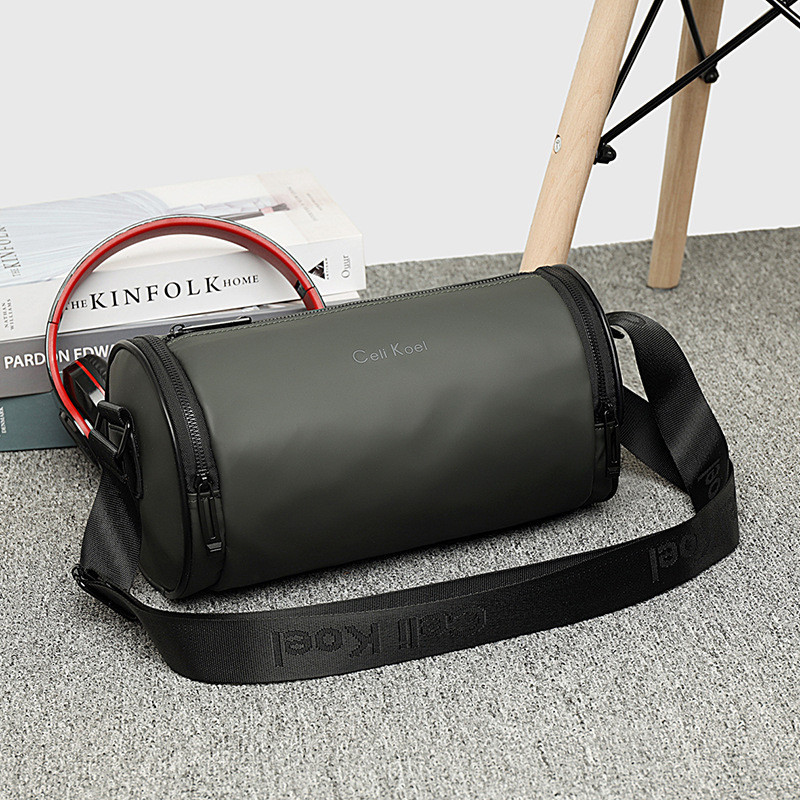 Sunwish STORE-Celi Koel- No.XM-2381 กระเป๋าสะพายไหล่ ผ้าไนล่อน ทรงบักเ ...