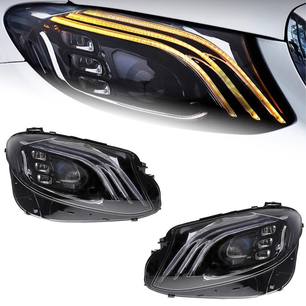 Car Styling Head Lamp for BENZ W213 Headlights 2016-2019 E200 E300 E260 ...