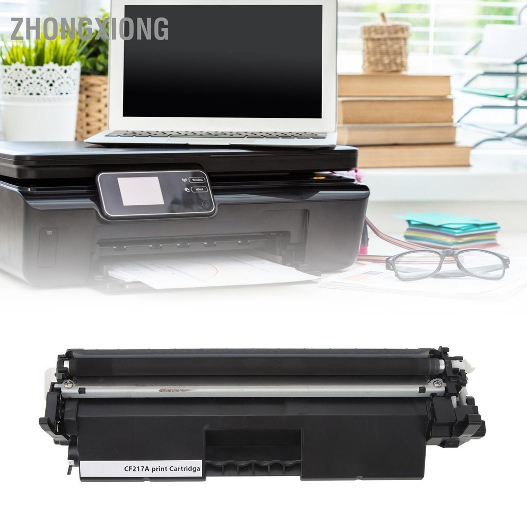 ZhongXiong เปลี่ยนตลับหมึก CF217A ตลับหมึกสำหรับ HP Laserjet Pro M102w ...