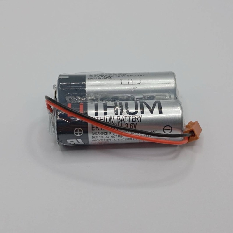 งานแท้ ถูก! ER17500 /3.6v toshiba แจ๊ค2พิน แพ็คคู่2ก้อน lithium battery ...