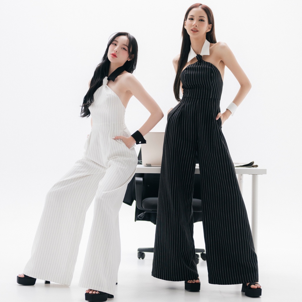 Lism J-033 จั๊มสูทขายาวสุดเก๋ | Shopee Thailand