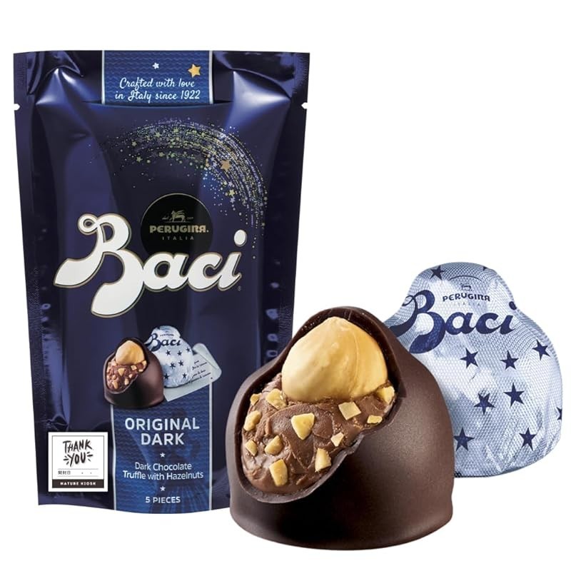 [ส่งตรงจากญี่ปุ่น] Baci Original Dark Chocolate 5 ชิ้น X 12 แพ็ก Baci Original Dark Chocolate ...