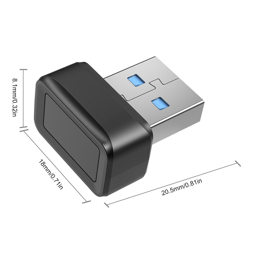 เครื่องอ่านลายนิ้วมือ USB FIDO U2F Windows Hello Mini สําหรับ PC ...