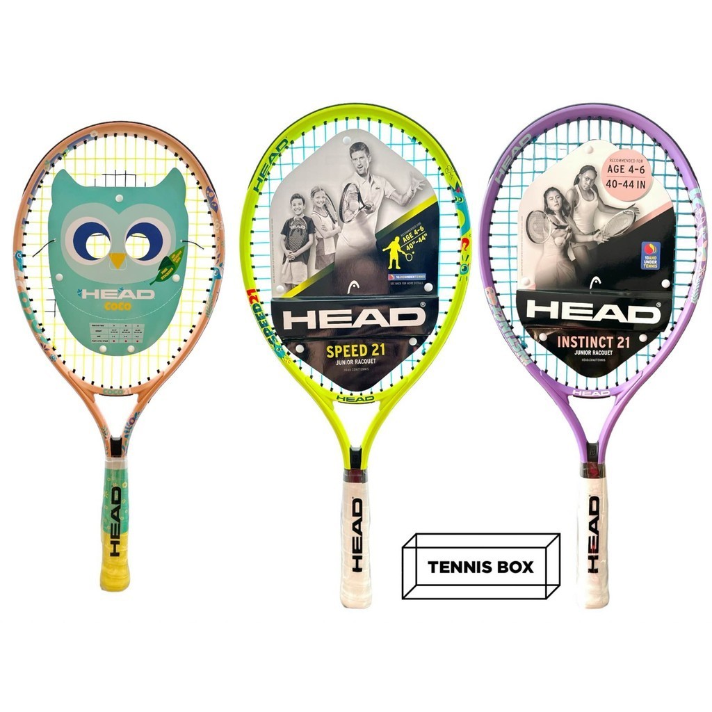ไม้เทนนิสเด็ก HEAD Junior 21 นิ้ว coco instinct speed ของแท้ ส่งไว kid ...