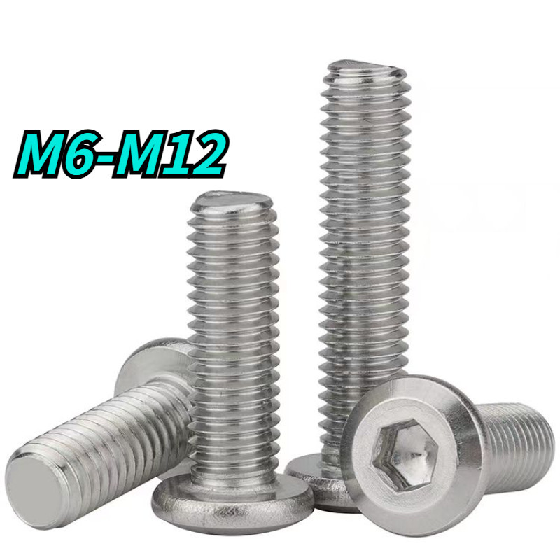 [ Hnk ] 304 สแตนเลสหกเหลี ่ ยมซ ็ อกเก ็ ตสกรูหัวแบนสกรูคว ่ ําขยายเอียงเฟอร ์ นิเจอร ์ Bolt M6 ...