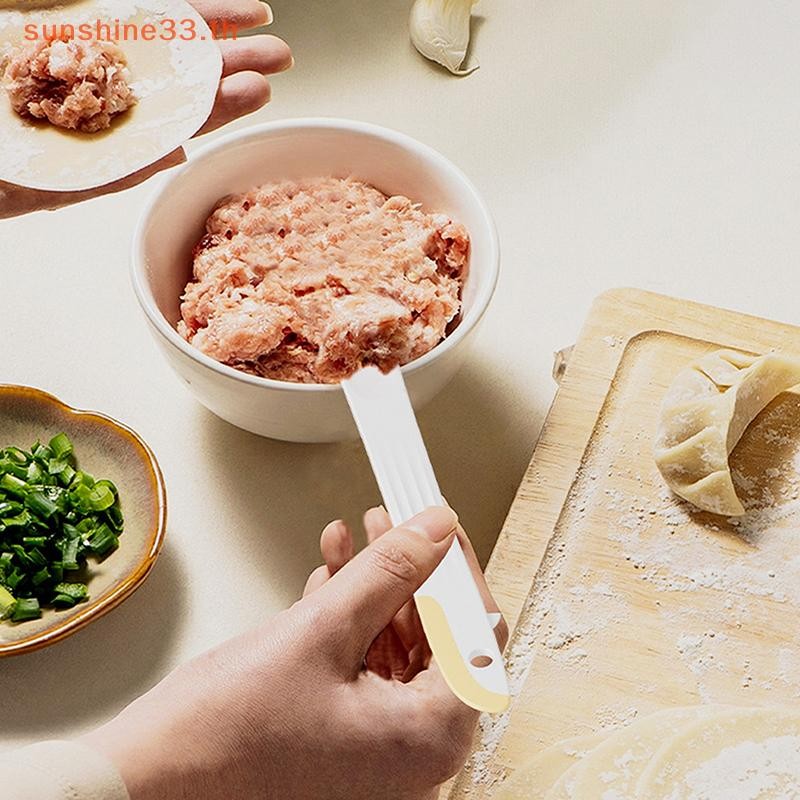 Thsun บรรจุช้อนมัลติฟังก์ชั่น Butter Spreader ช้อน Dumpling Wonton บรรจุ Scoops อุปกรณ์ครัว TH ...