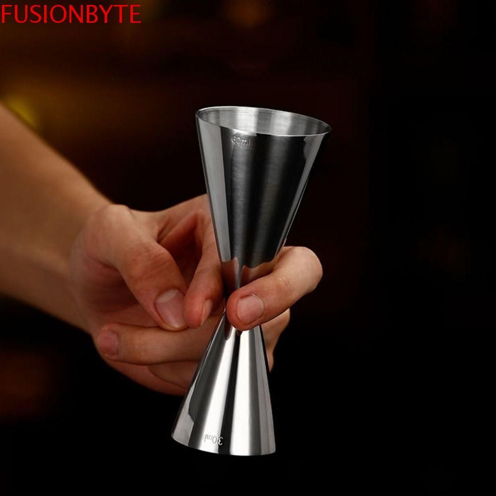 Fusionbyte ค็อกเทล Jigger, 30/45ml พื้นผิวเรียบออนซ์ถ้วย, Gadgets ครัวพร้อมขนาดสแตนเลสขัดค็อกเทล ...