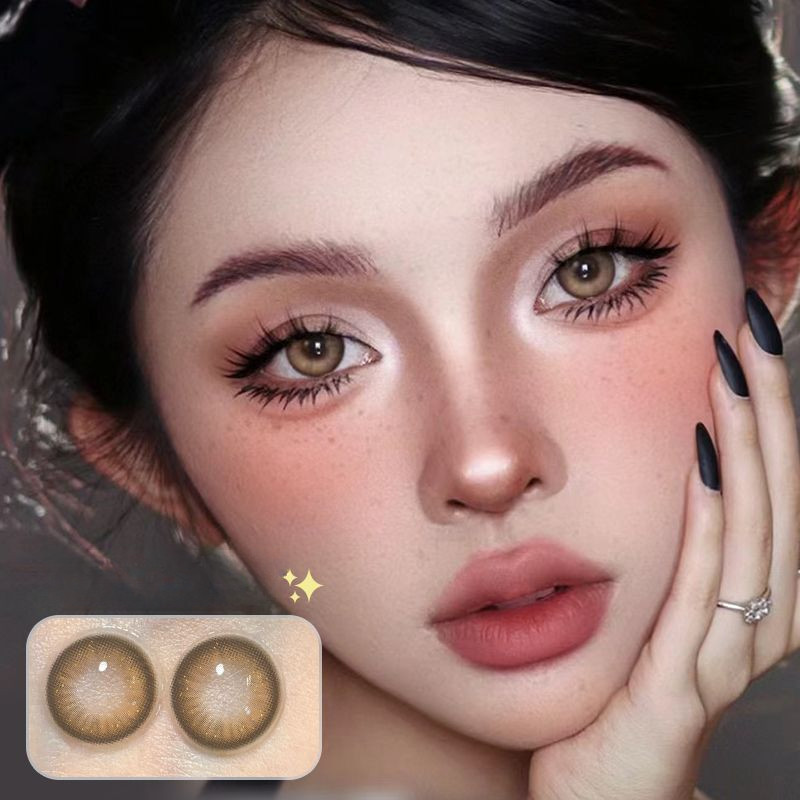 (COD) -100 ~-600 คอนแทคเลนส์สีครึ่งปีโยนคอนแทคเลนส์คอนแทคเลนส์ ...