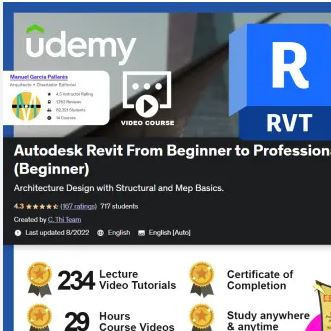 [Video Course] Autodesk Revit From Beginner to Professional ( 234 ...