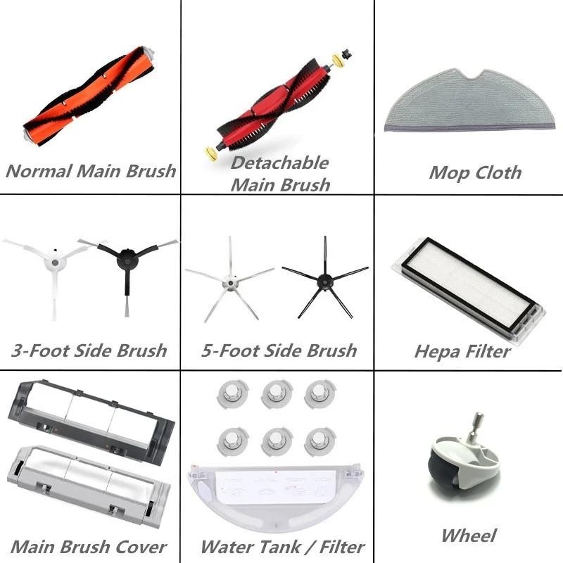 Accessories For Xiaomi Roborock S5 S6 Pure S60 S65 S50 E25 E4 Robot ...