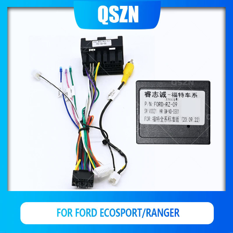 กล่องแคนบัส Dvd FORD-RZ-09 สําหรับวิทยุรถยนต์ FORD Ecosport RANGER ...