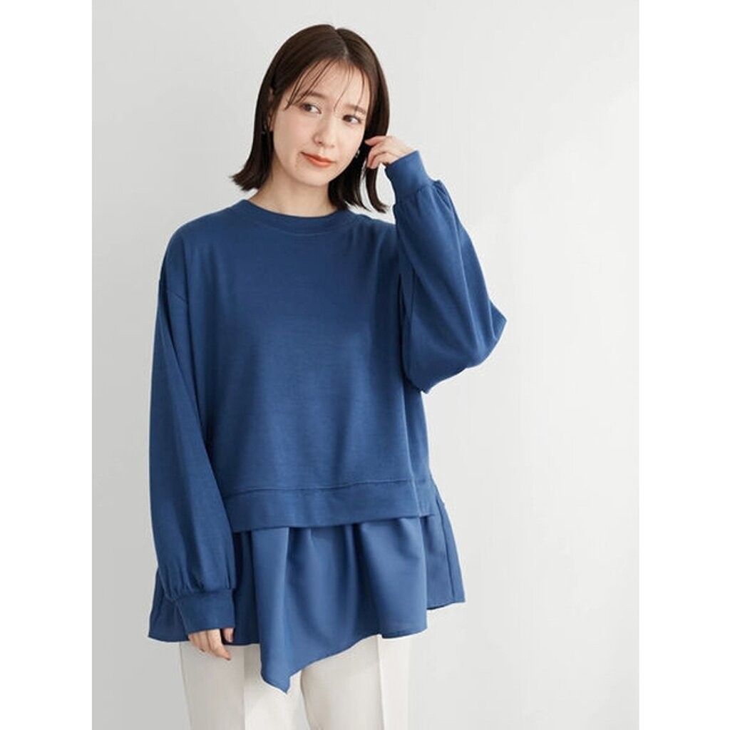 M090 เสื้อสวมหัวดีไซน์ชายผ้าต่อ asymmetric docking pullover | Shopee ...