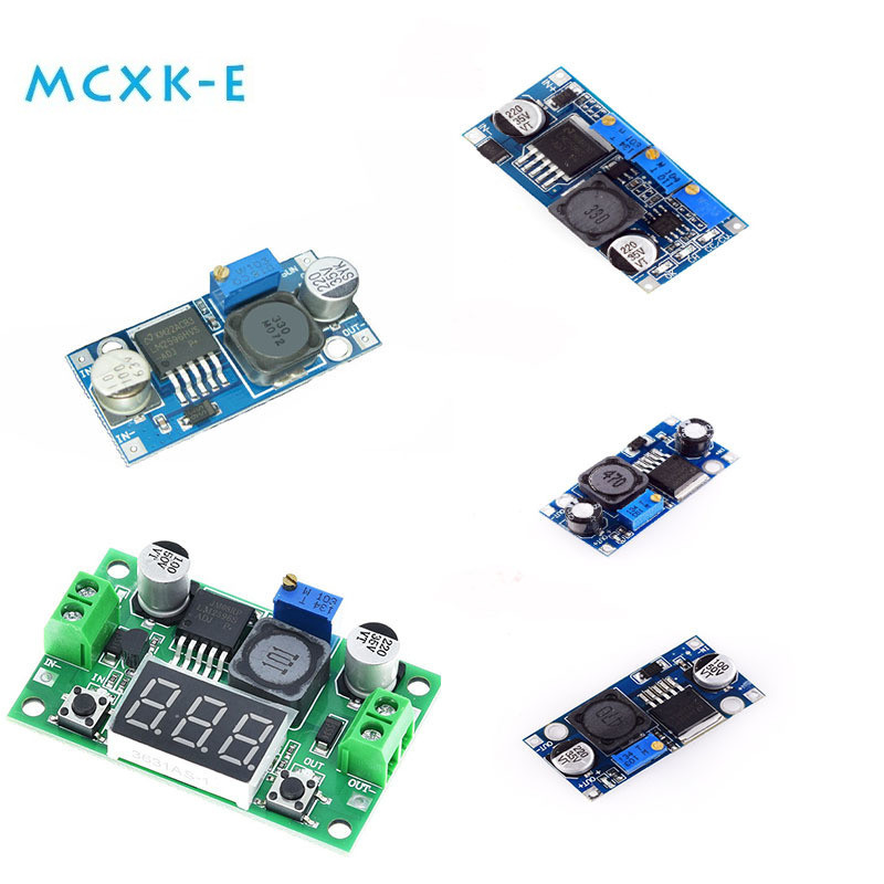 โมดูลควบคุมพาวเวอร์ซัพพลาย dc-dc HVS LM2596 LED CC/CV LM2596S อินพุต 4V ...