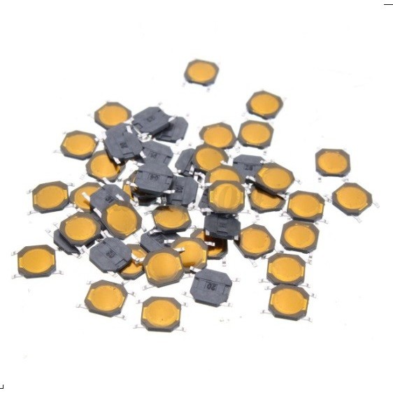 Smd Micro Tactile Momentary สวิตช์ปุ่มกด Mini Press On Switch - 4x4x0.8 ...