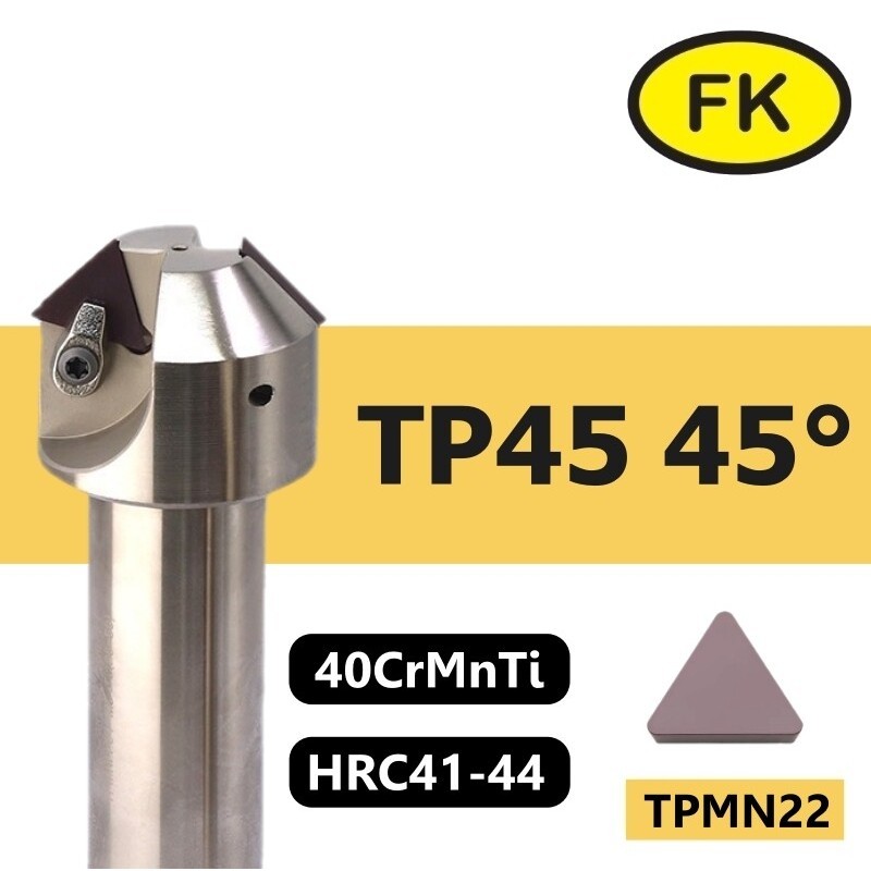 ด้ามซัมเฟอร์ แบบใส่เม็ด45 องศา TP45 - Chamfering Milling Cutter Series ...