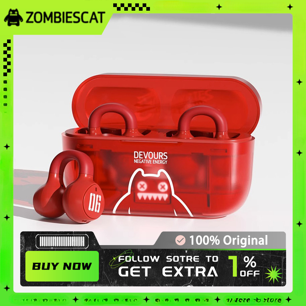 Zombies Cat หูฟังบลูทูธไร้สาย TWS น้ําหนักเบา สําหรับเล่นเกม | Shopee ...