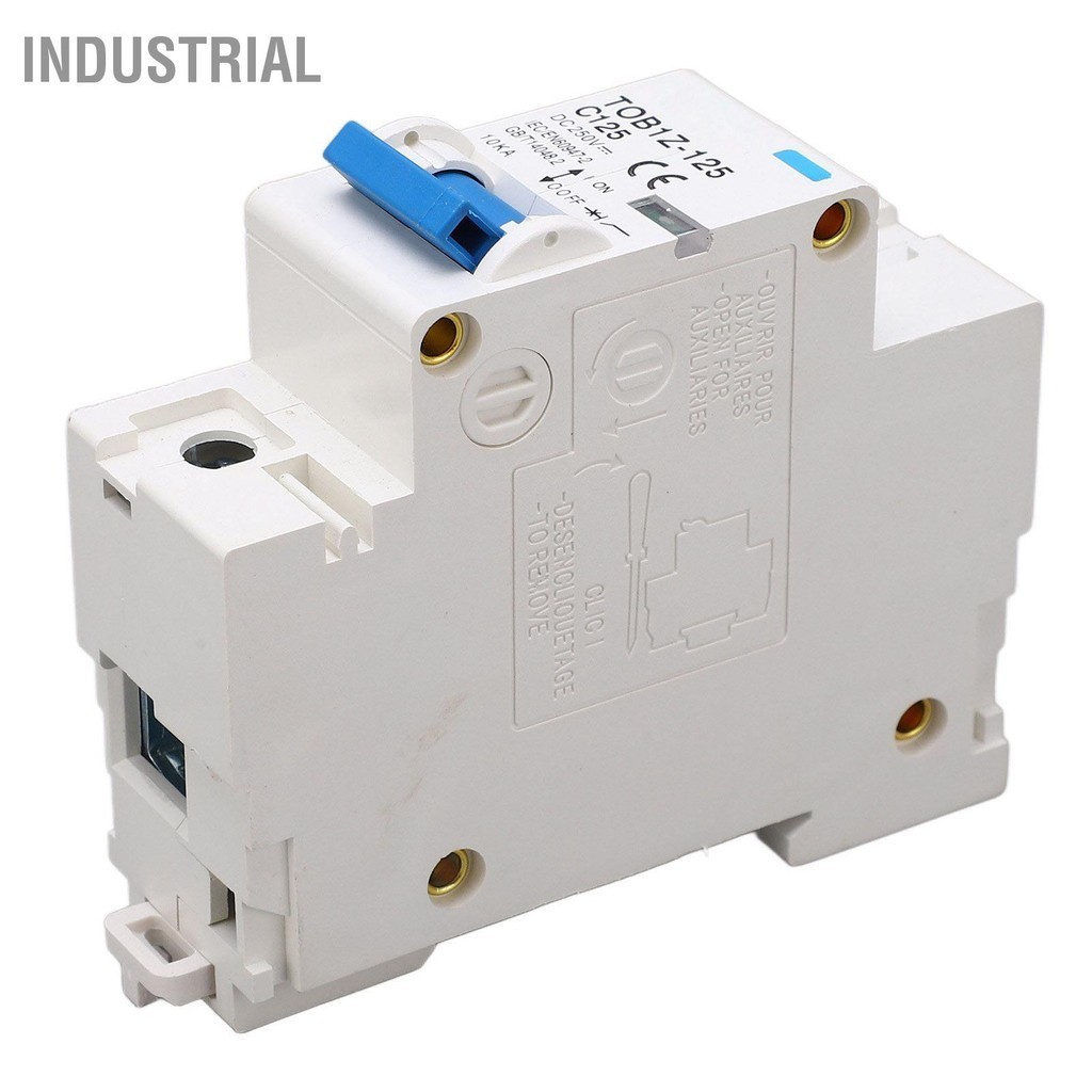 Industrial DC Miniature Circuit Breaker 1P 125A 250V DIN Rail Mount ...