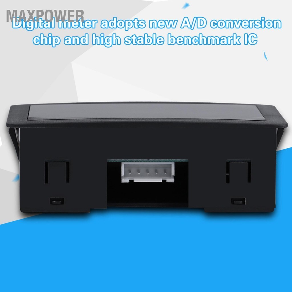 Maxpower 8-24V 4Digit LED เครื่องวัดความเร็วรอบมอเตอร์ RPM เมตร Hall ...