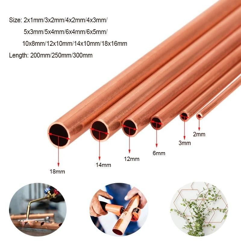 Metal tube Tubes Rod 1-16mm Internal Diameter 300mm/200mm/250mm Long ...