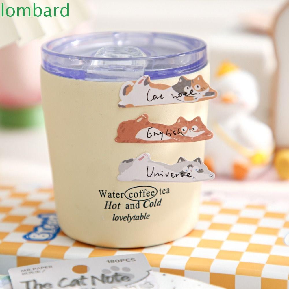 Lombard Cat Index Sticker, Memo Pad Meow Kitty Index Dividers, Cute ...